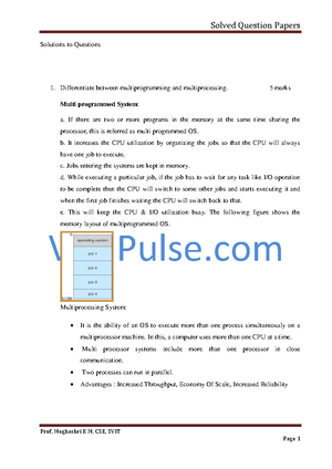 Os module 3 - Syllabus - VTUPulse 3 DEAD LOCKS 3.3. System Model For ...