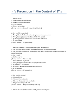 Antiretroviral therapy in HIV prevention Questions - Antiretroviral ...
