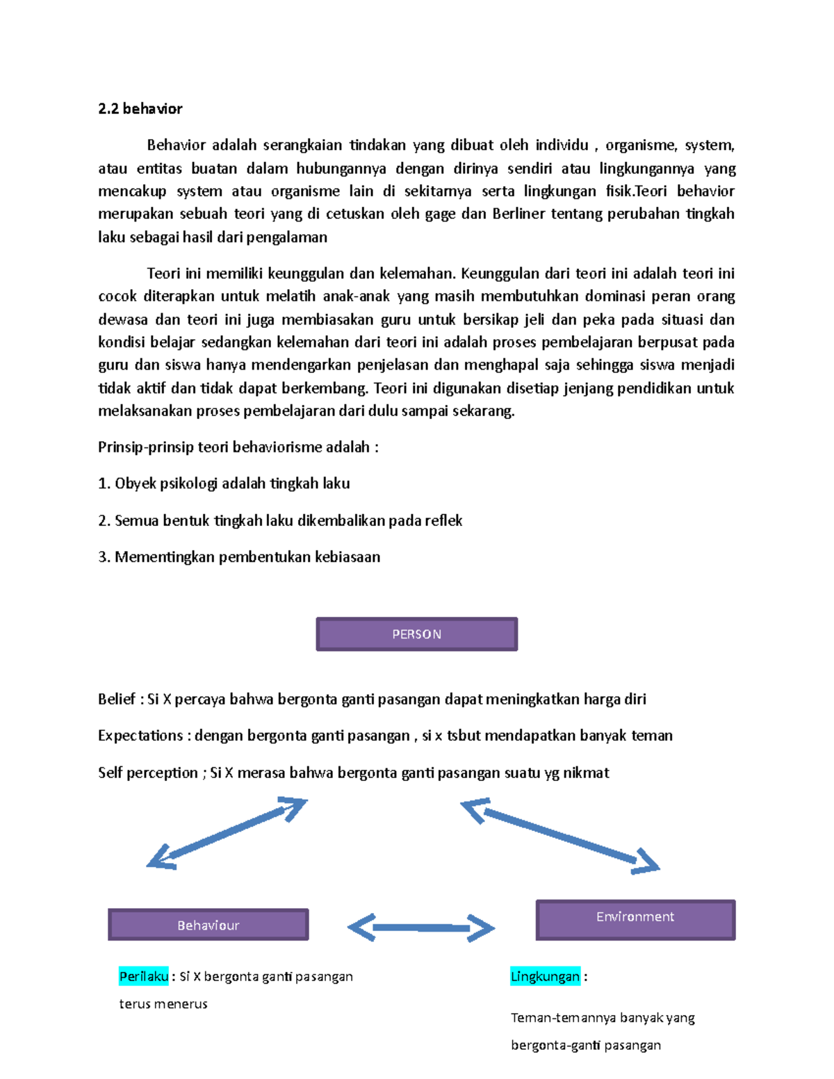 Behaviour - 2 behavior Behavior adalah serangkaian tindakan yang dibuat ...