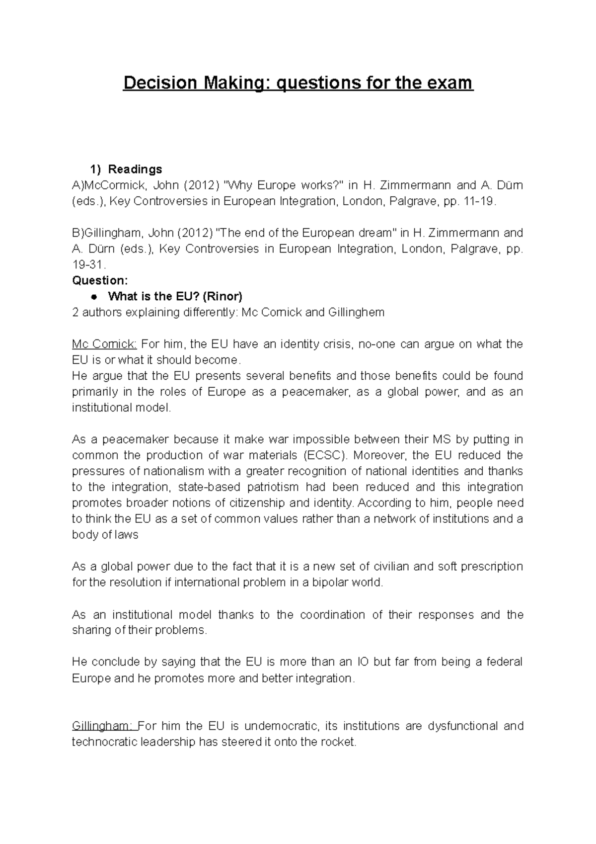 Decision-Making -questions-for-the-exam - Decision Making: questions ...