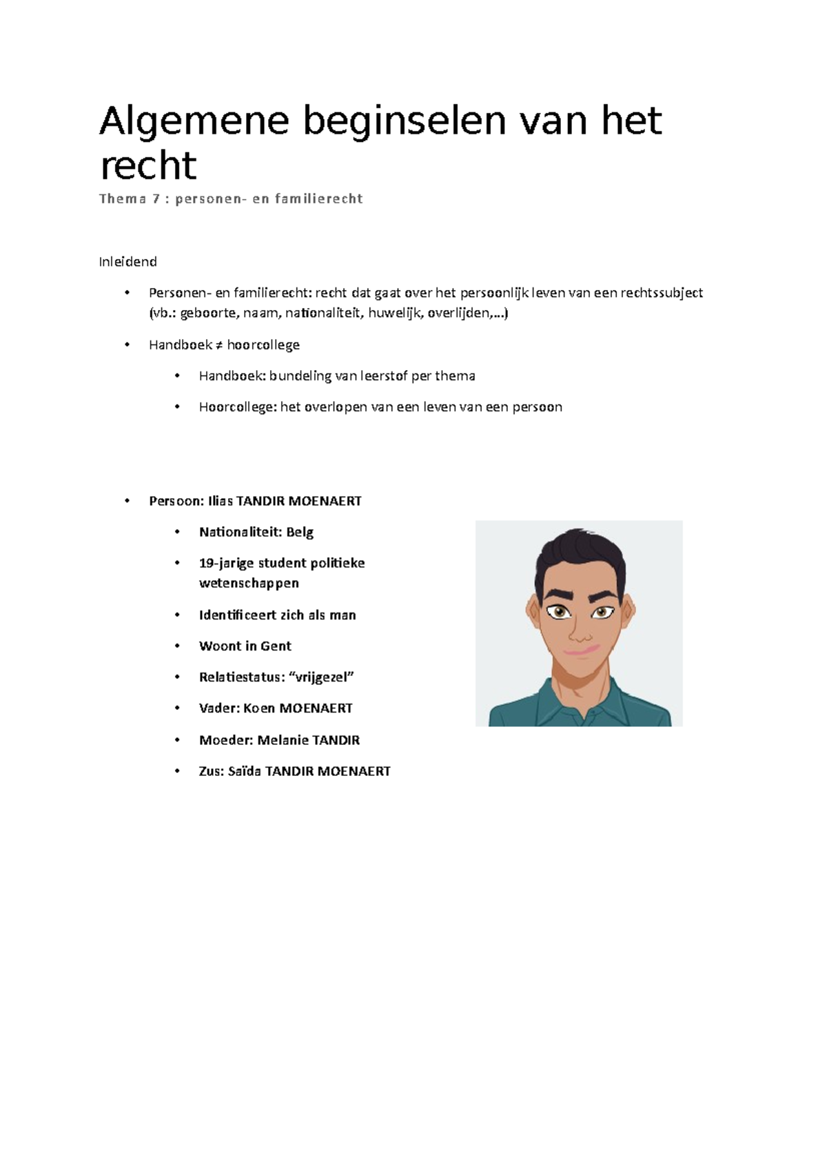 Algemen beginselen van het recht thema 7 - Algemene beginselen van het ...