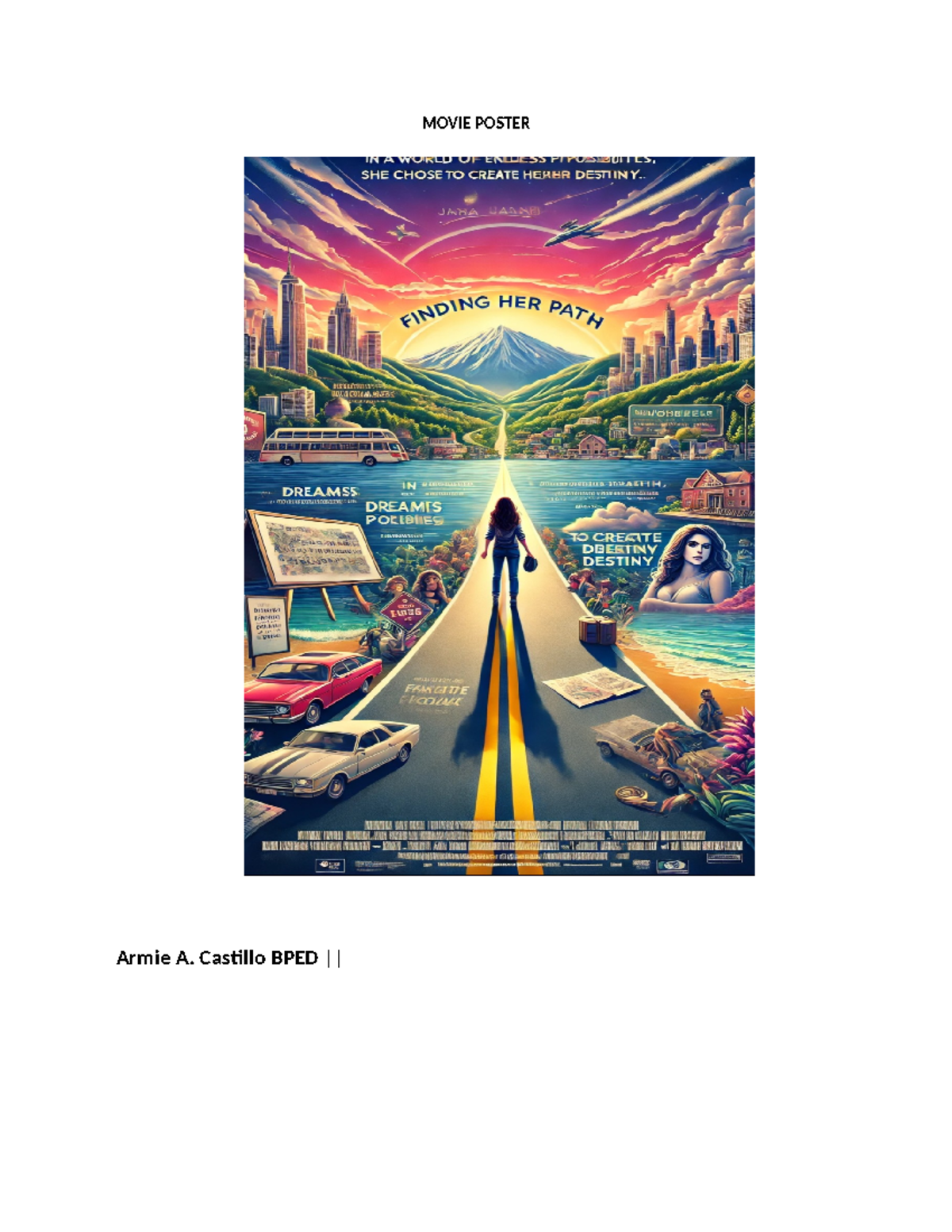 Movie Poster WPS Office - Education - MOVIE POSTER Armie A. Castillo ...