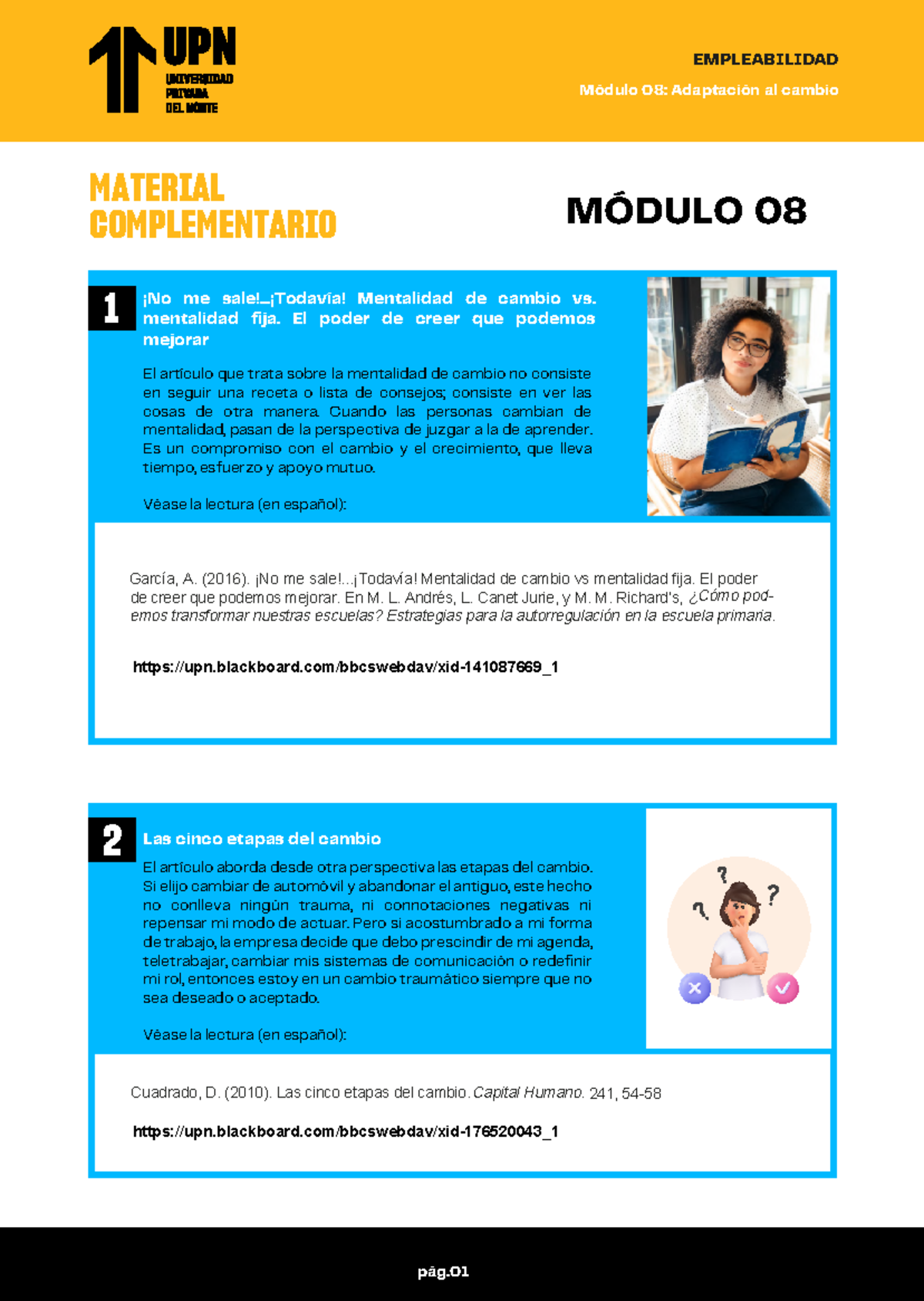 M8 Empleabilidad Material Complementario - pág. EMPLEABILIDAD 1 El artículo que trata sobre la ...