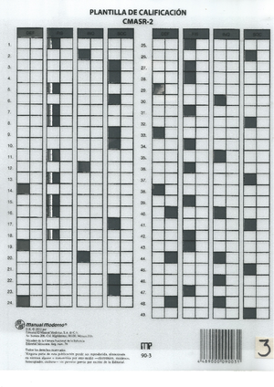 Reporte Psicologico de la Tecnica Cleaver - “REPORTE PSICOLÓGICO DE LA ...