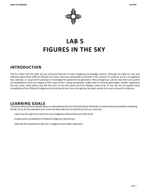 AST 201 Lab #10 Polynesian Wayfinding - Name: ATTENDANCE: 1PT LAB 10 ...