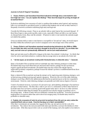Answers to End of Chapter 10 Questions - Answers to End of Chapter 10 ...