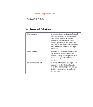 Ch09 Workers Compensation Law - Workers Compensation Law C H A P T E R ...