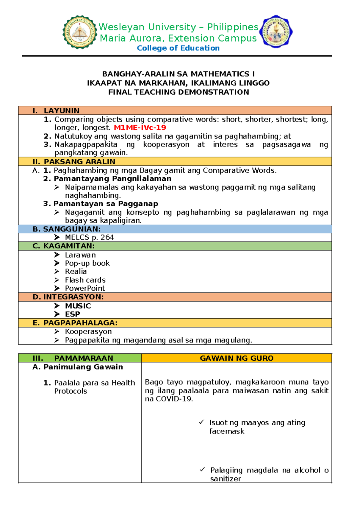 MATH-Q4-WEEK5 - Wesleyan University – Philippines Maria Aurora ...
