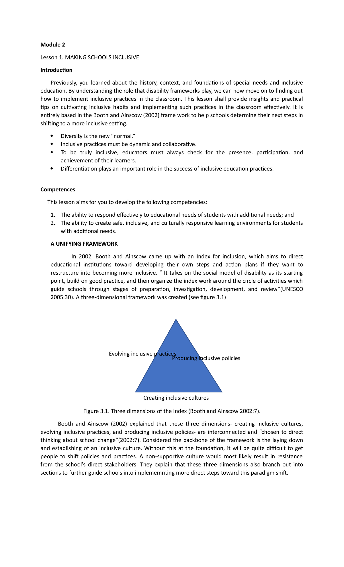 Module 2 Prof. Ed 4 - Output - Module 2 Lesson 1. MAKING SCHOOLS ...