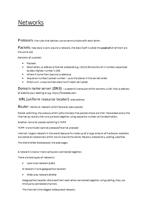 Networks Worksheet 2.1 Connectivity Questions - Name: Connectivity 1 ...