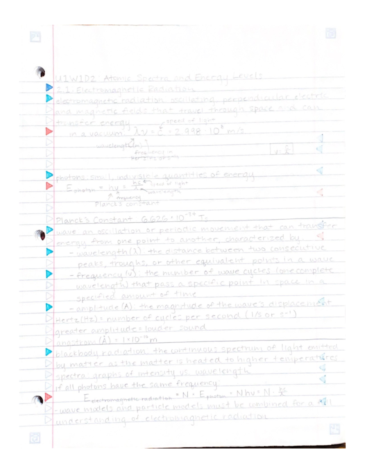 Unit 1 day 2 notes - CHEM 109 - Studocu
