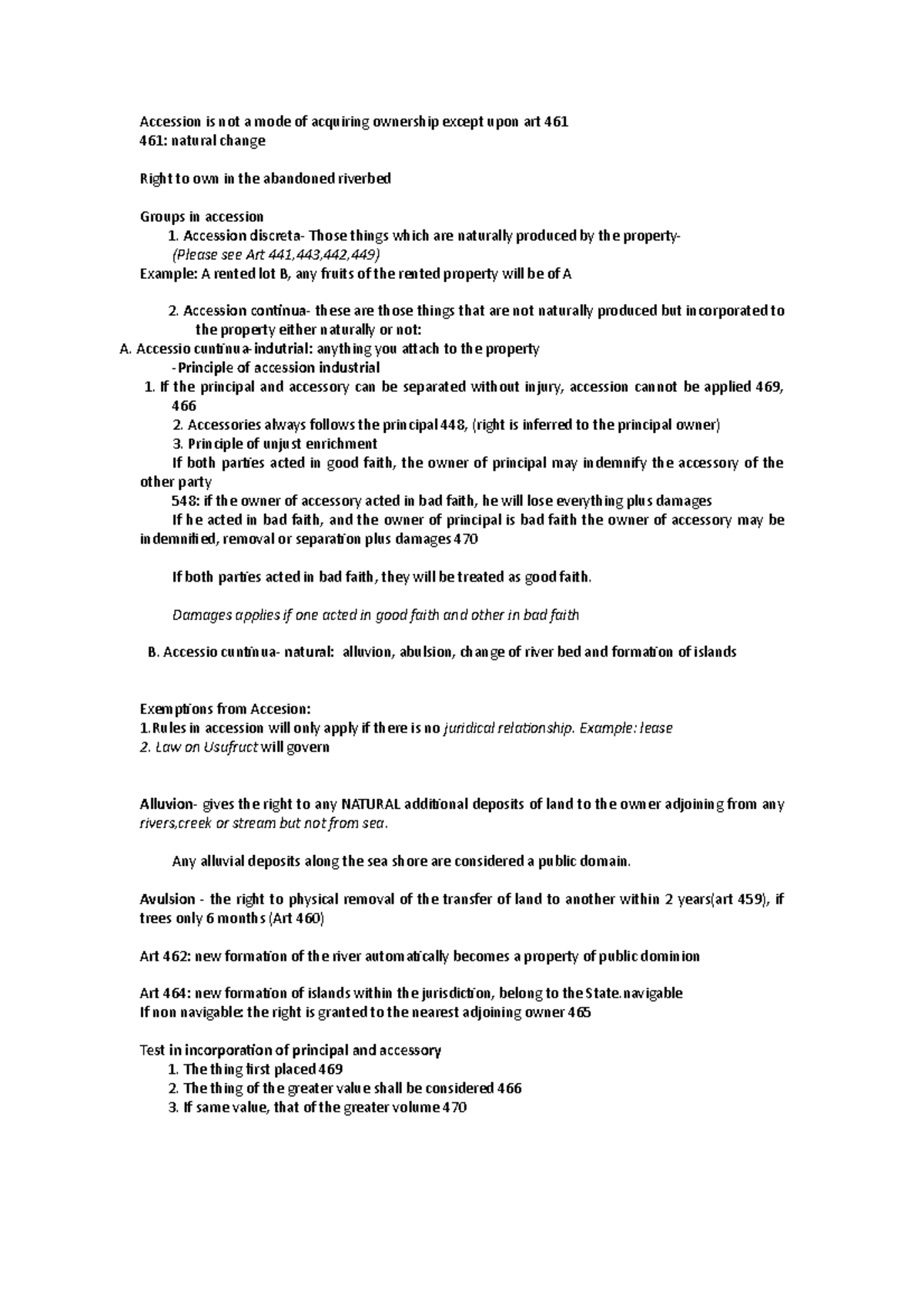 Accessories And Accessions In Law Example at Edward Gratwick blog