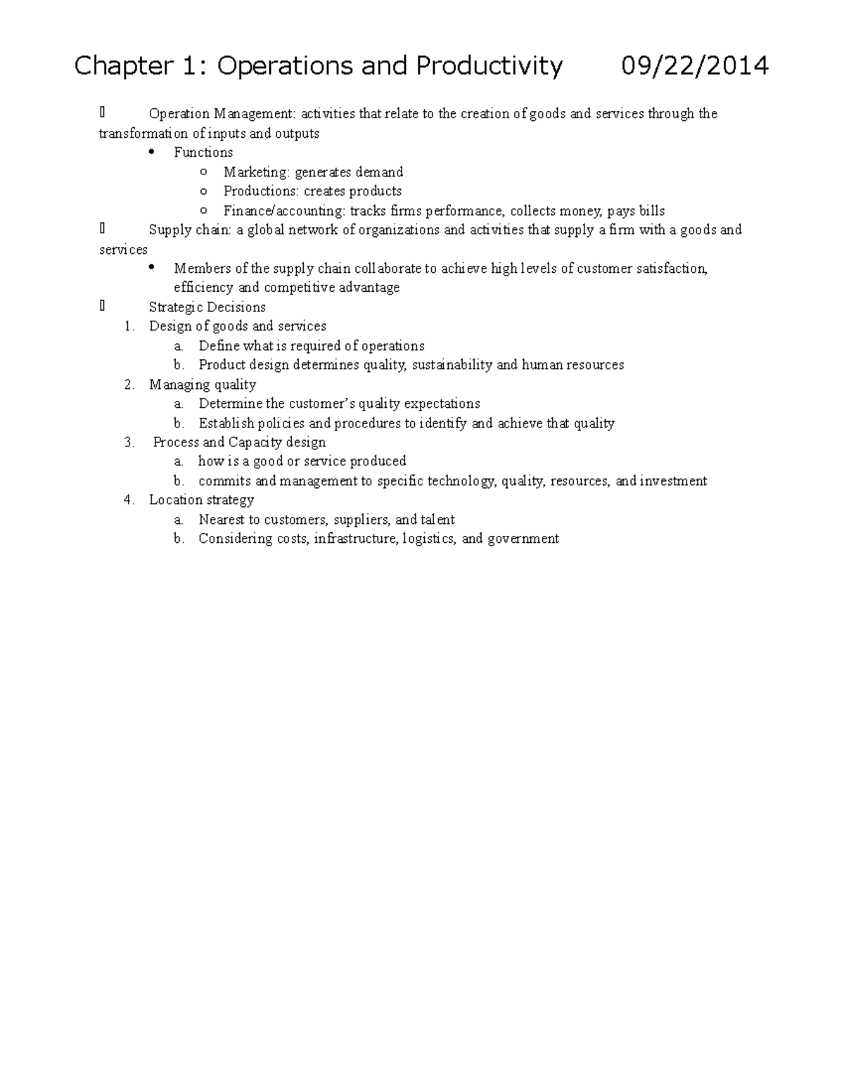 SCM exam 1 study guide - Short answer questions for exam 1 - SCM 186 ...