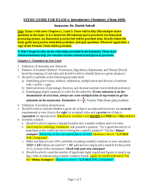 Chem 1050-WS 5 Ch 2 Key - work sheets - 2_Key – Dr. Subedi In–Class Worksheet #5 (Key) Important ...