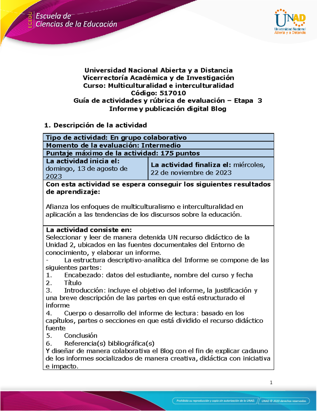 Guía de actividades y rúbrica de evaluación - Unidad 2 - Etapa 3 ...