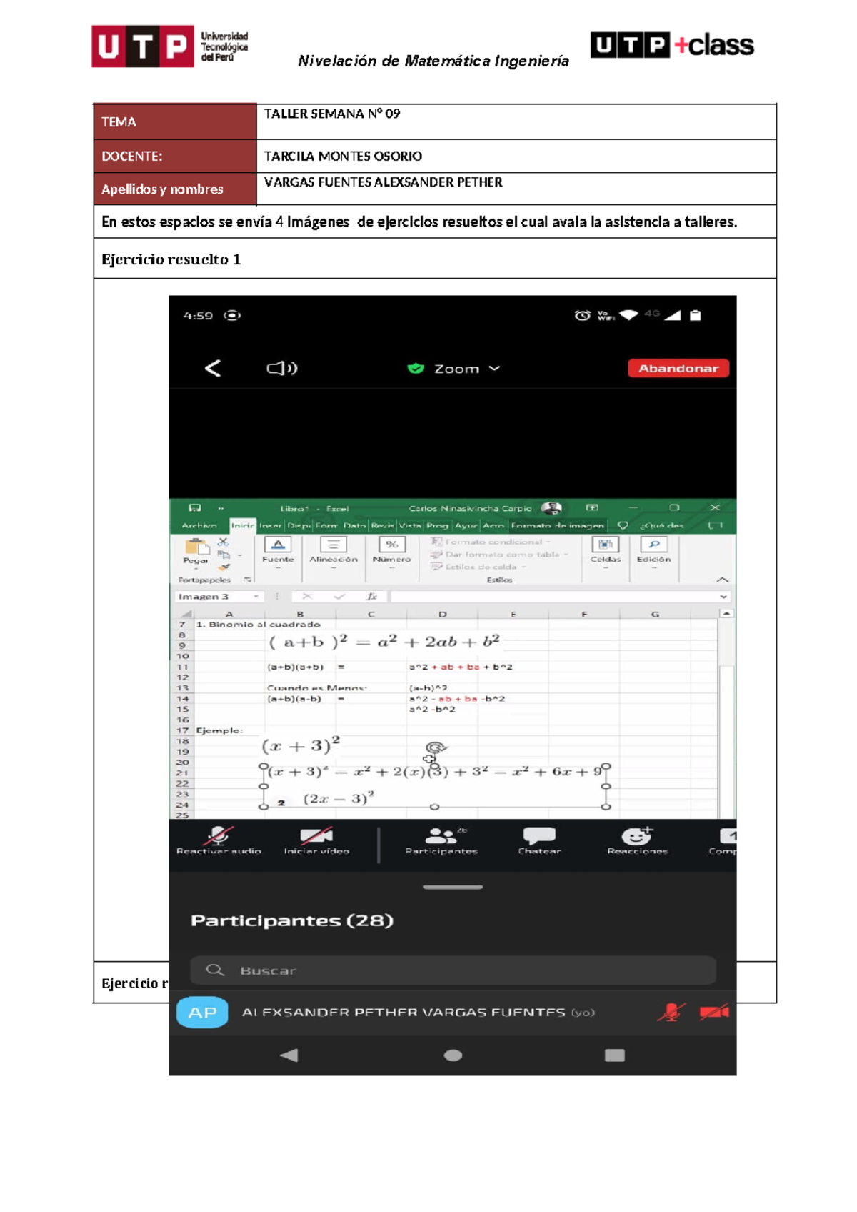 Plantilla Talleres - asdadad - Seguridad y Salud Ocupacional - TEMA ...