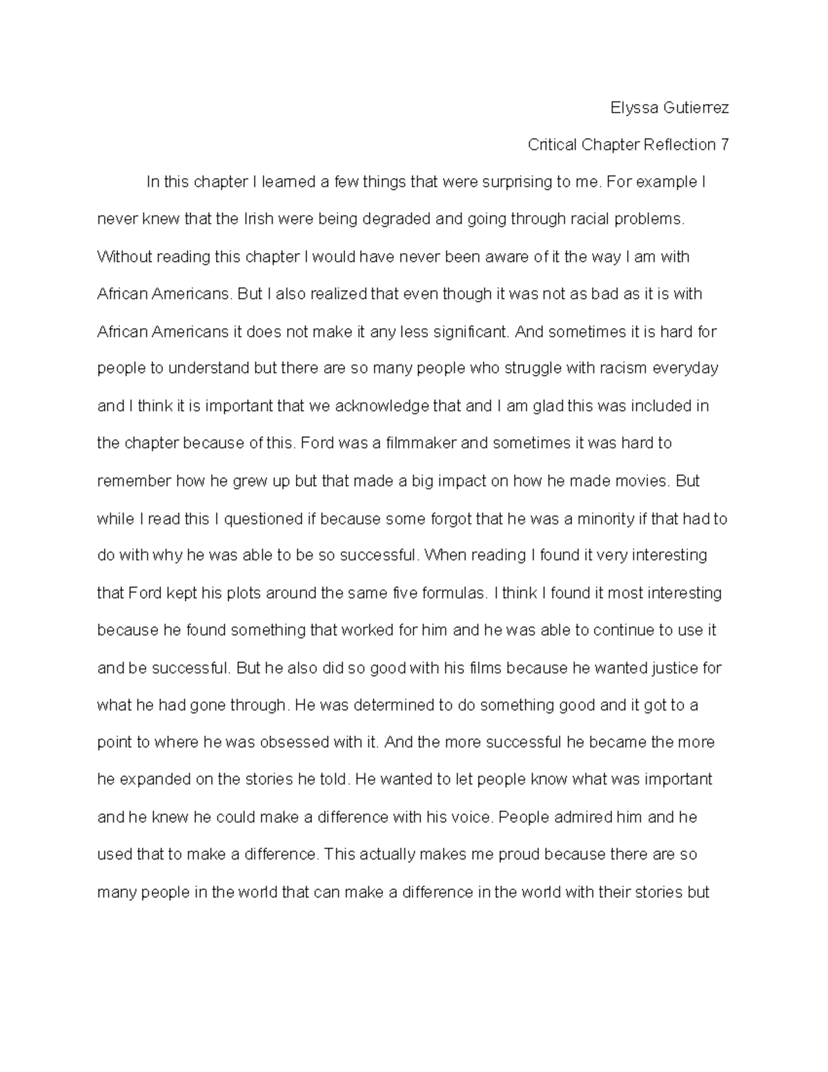 Critical Chapter Reflection 7 - Elyssa Gutierrez Critical Chapter ...