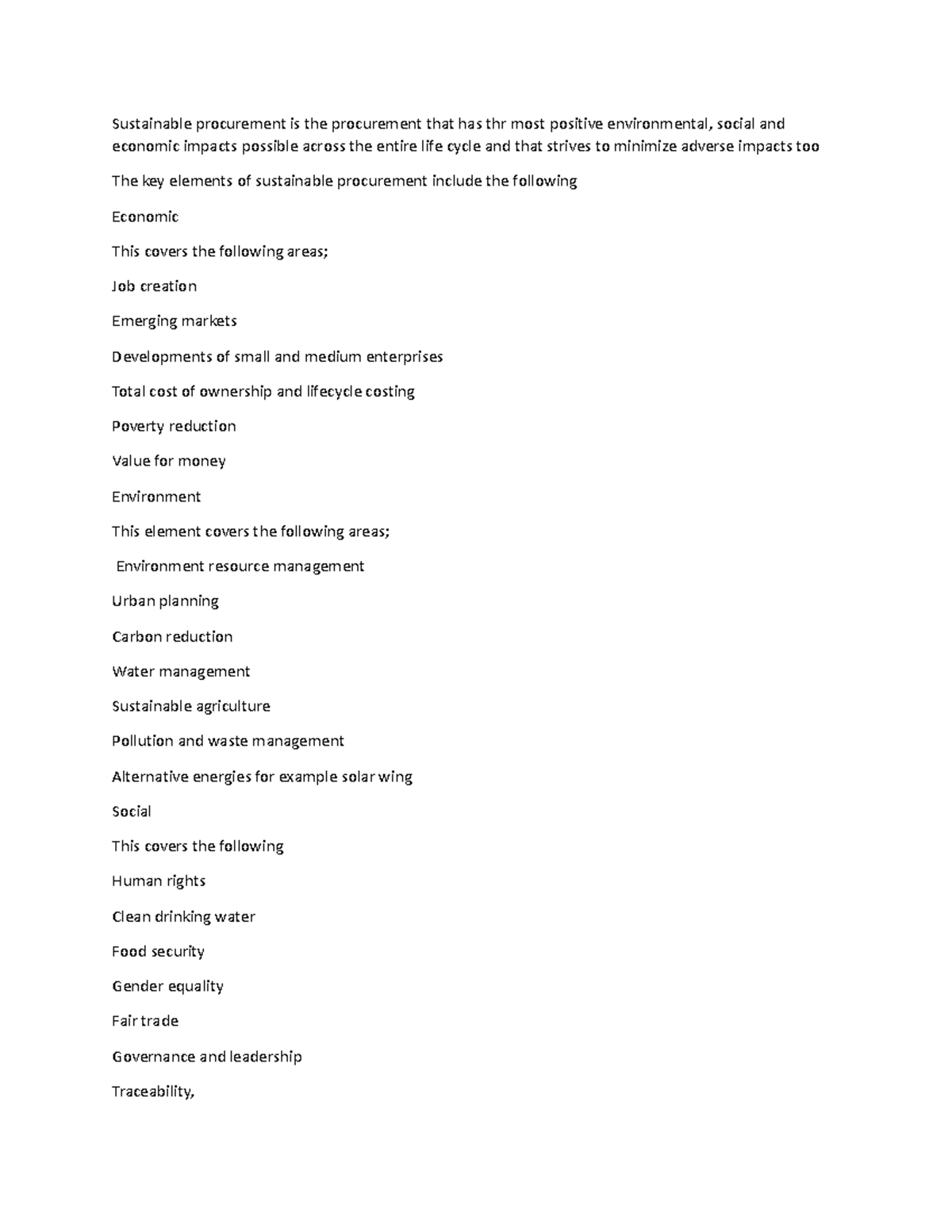 Suatinable procurement - Planning and needs assessment in as a ...