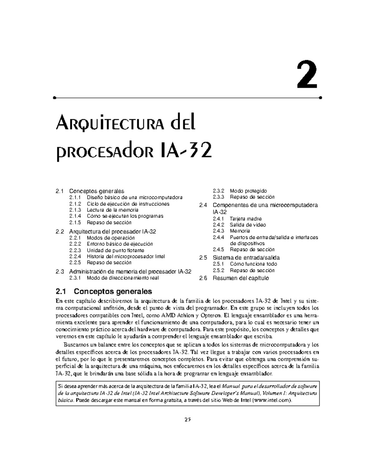 S01.s2 Arquitectura del procesador IA-32 - 2 Arquitectura del ...