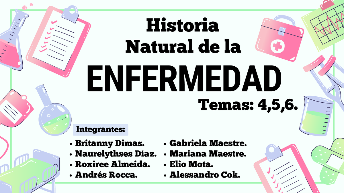 Historia Natural de la Enfermedad (Periodo prepatogenico y Periodo ...