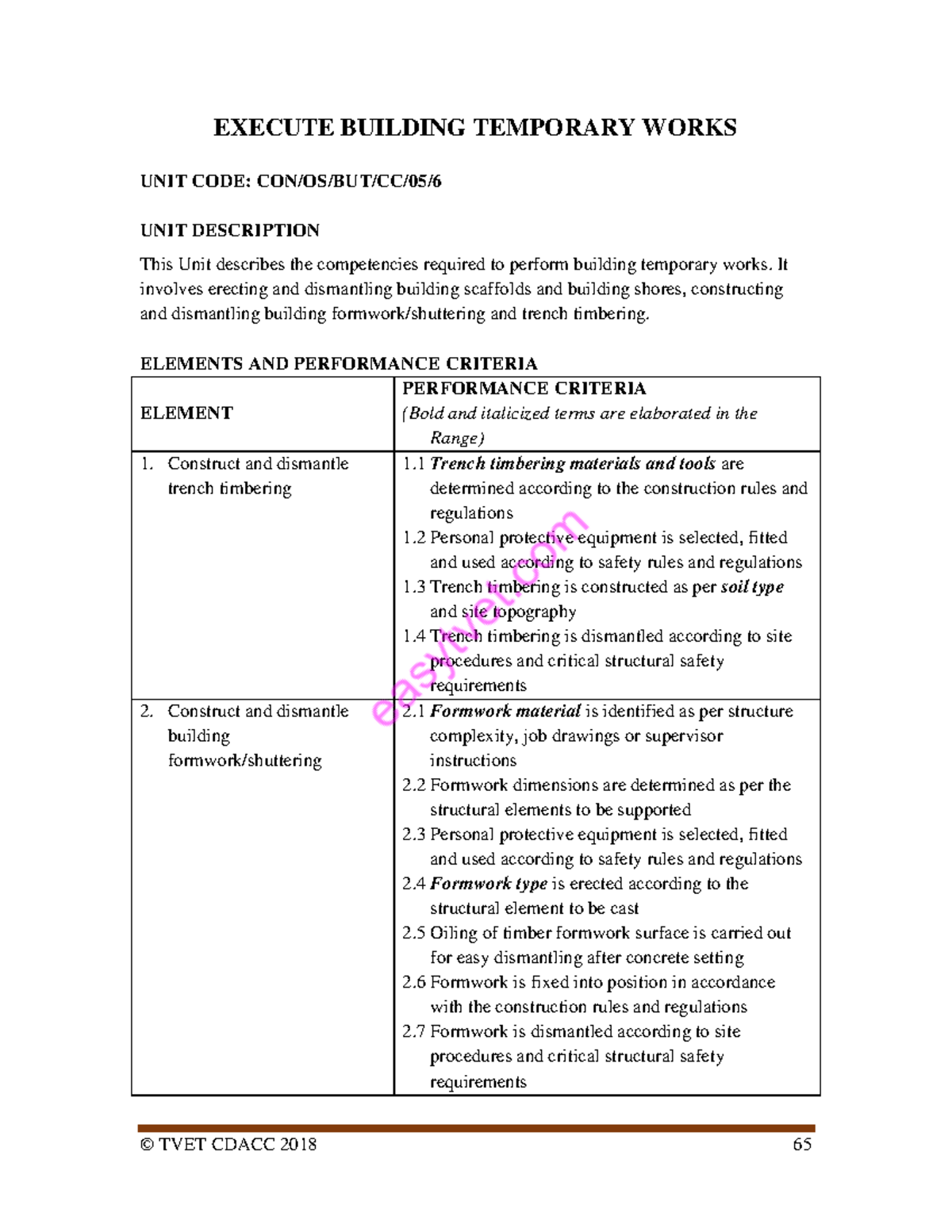 Temporary works - It involves erecting and dismantling building ...