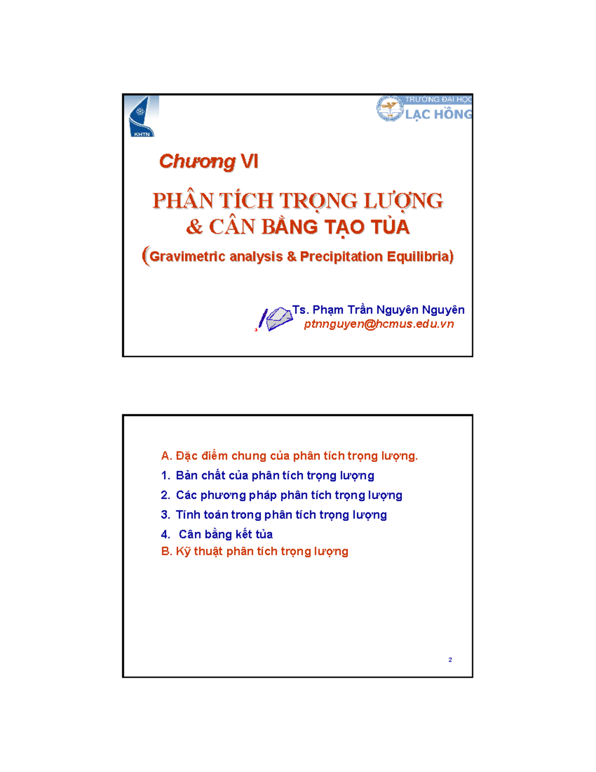 5 Phan tich trong luong va can bang tao tua hcvsy - PHÂN TÍPHÂN TÍCH ...