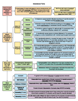 Torts Example Problem and Outline - I. Facts: A. Josey Eldrich,a nurse ...