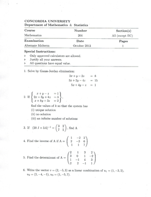 Math 204 Final (2021) - notes - Course Number Section(s) Mathematics ...