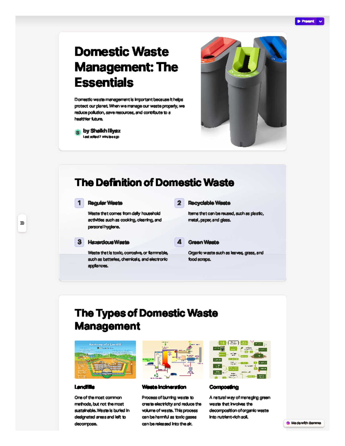 Waste management - When we manage our waste properly, we reduce ...