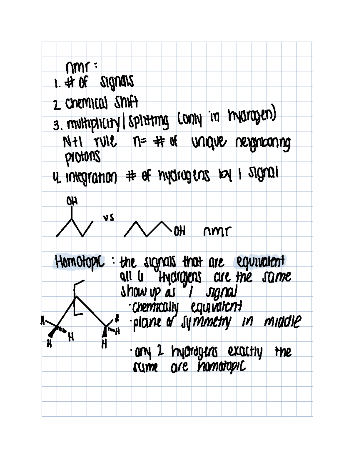 Chemistry notes nmr spectrum - CHM 1025 - Studocu
