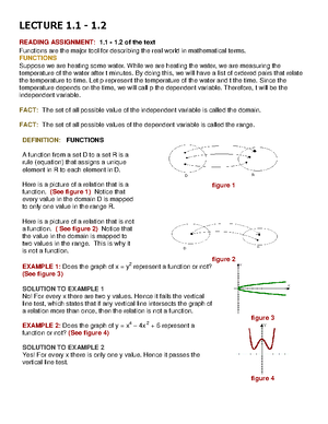 Lecture 24 26 - etrert - LECTURE 2/2. READING ASSIGNMENT: 2.4/2 of the text In the study of ...