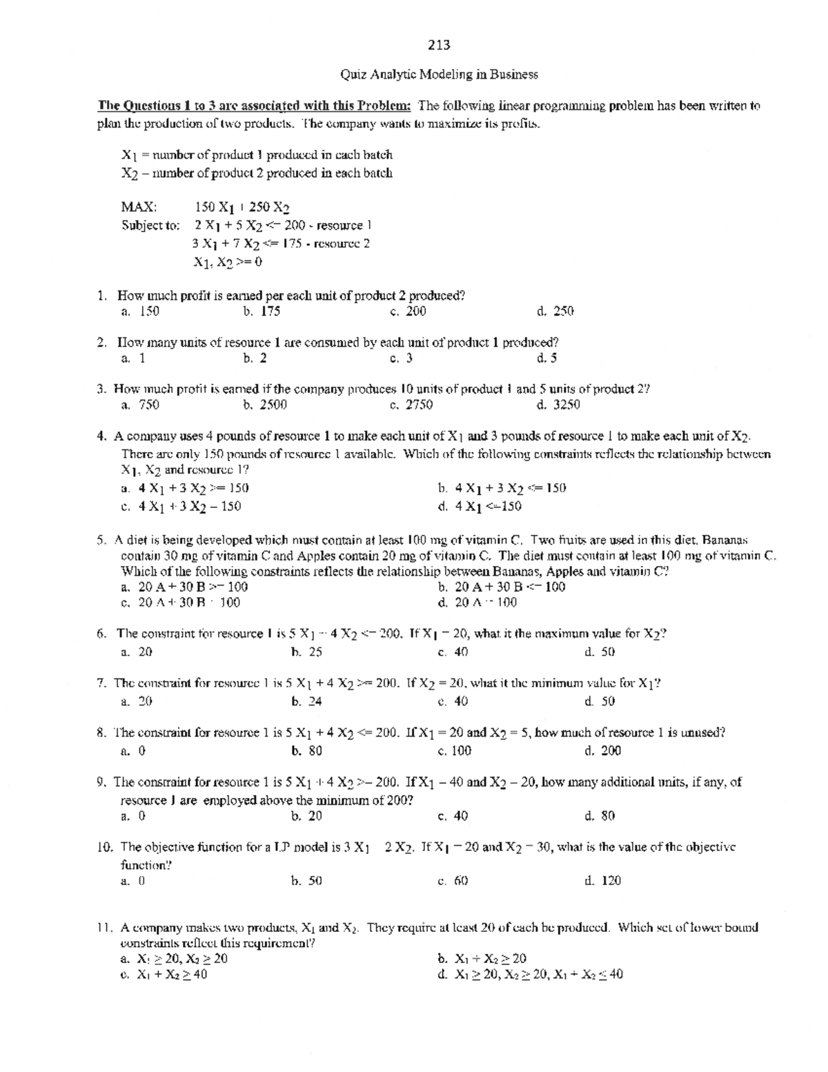 Practice%20Multiple%20Choice%20Final%20Exam - COB 291 - Studocu