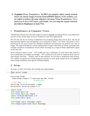 Homework 1 - course work - Deep Learning (Spring 2022) Homework 1 ...