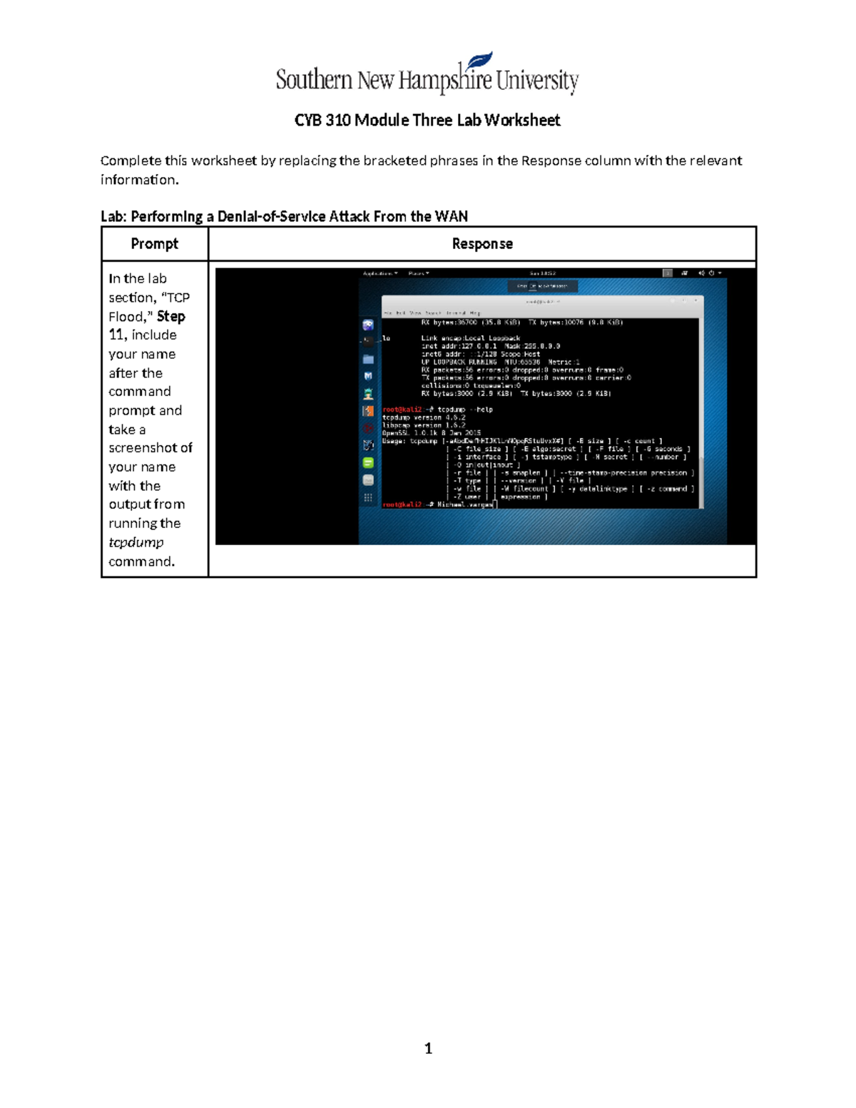 CYB 310 Module Three Lab - Michael Vargas - CYB 310 Module Three Lab ...