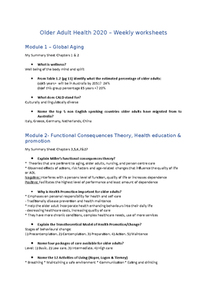 Module 2a&b - Lecture notes week 2 - Module 2a : Functional ...
