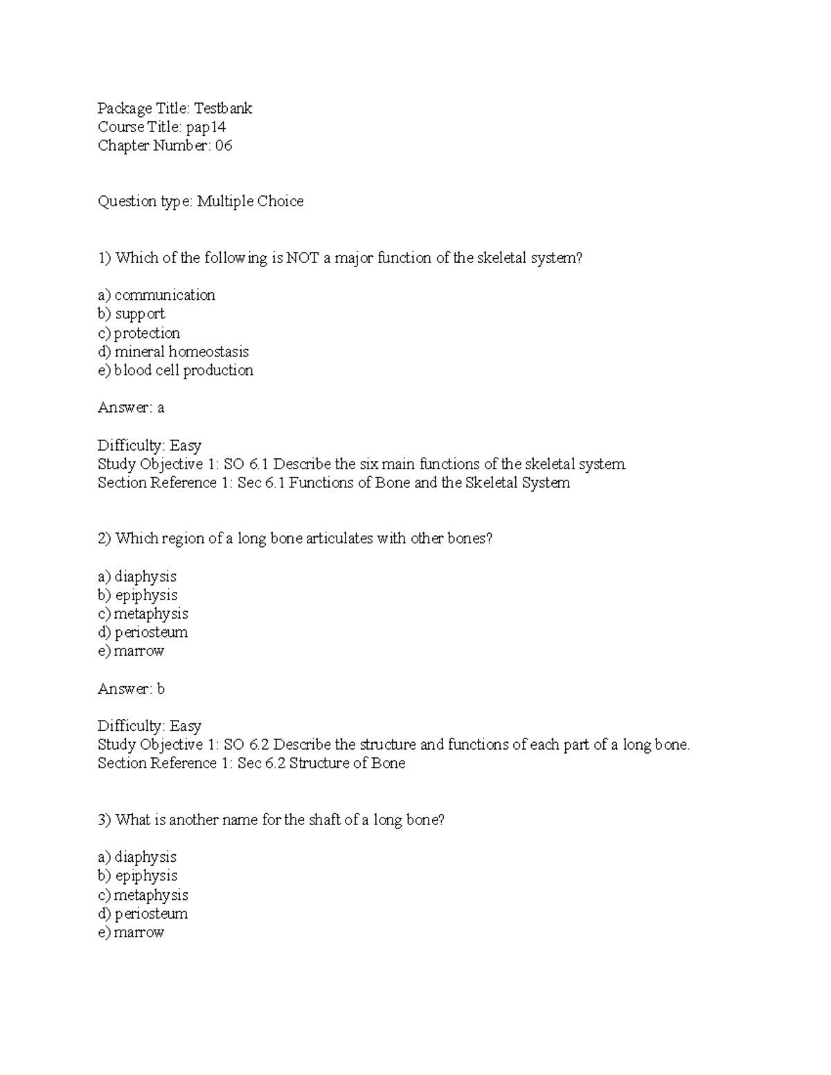 Ch06 - Explanations for each chapter - Package Title: Testbank Course ...