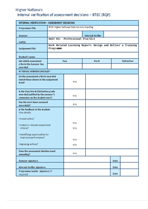 Guideline asspp - ahh nice - Higher Nationals - Summative Assignment ...