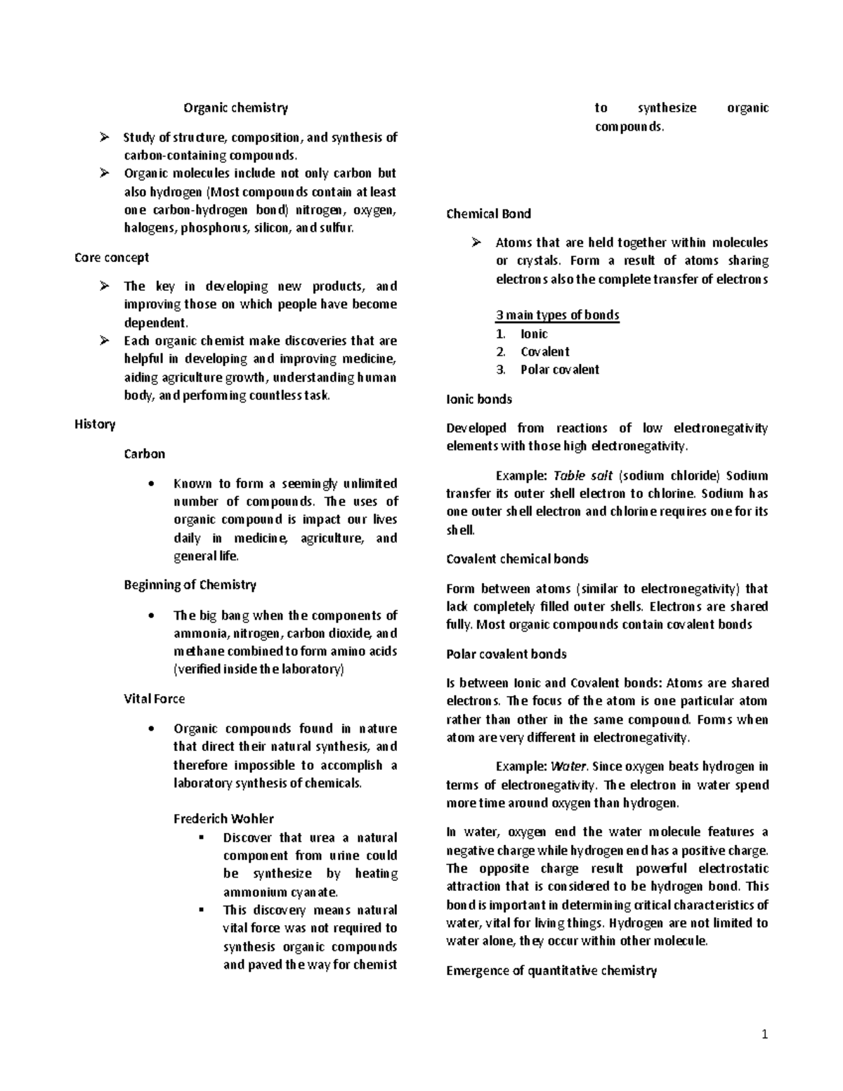 Reviewer: Organic chemistry - Organic chemistry Study of structure ...