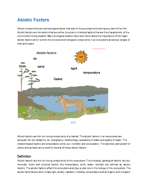 Biological Spectrum Activity for BSTM - ENVIRONMENTAL SCIENCE MAE ...