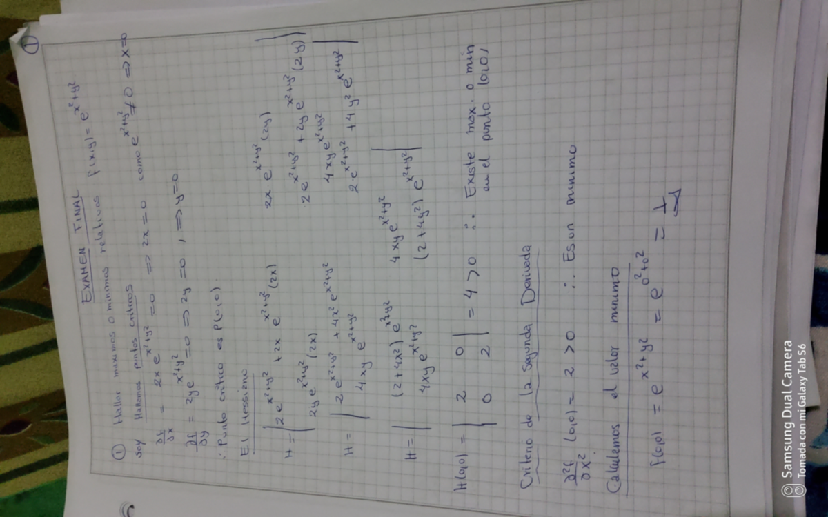 Examen final calculo II - Circuitos electronicos 1 - Studocu