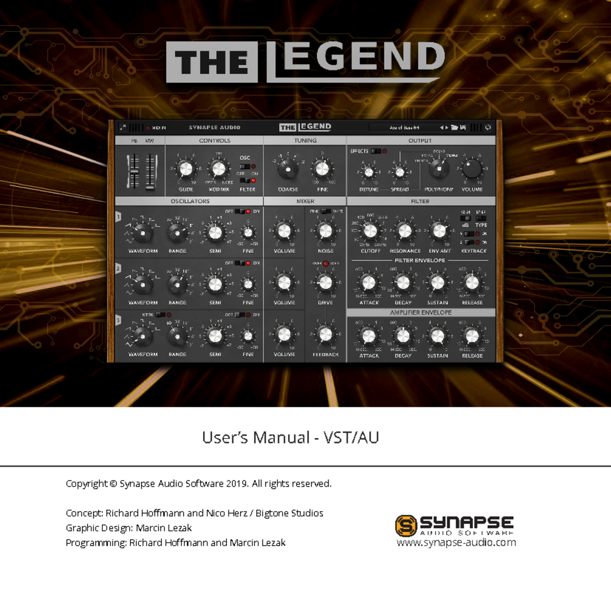 The Legend Manual - bnhjvg - Copyright © Synapse Audio Software 2019 ...
