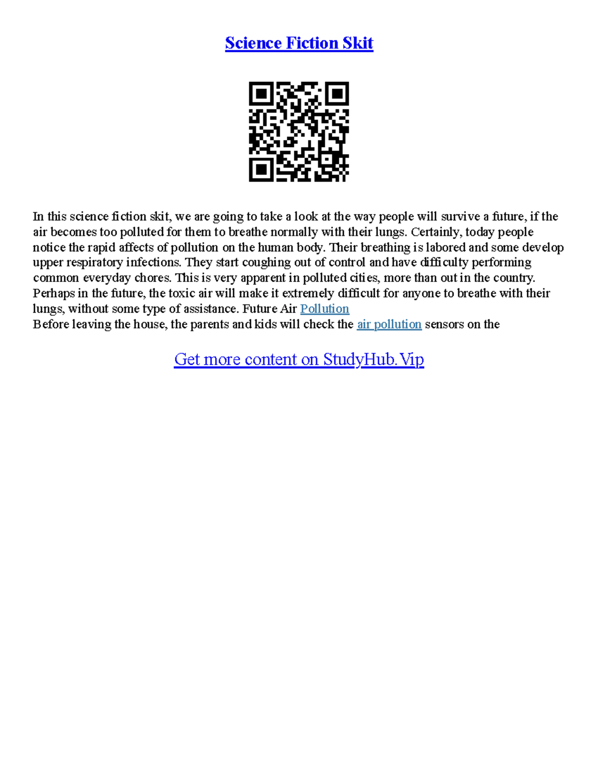 Science Fiction Essay Topics Science Fiction Skit In This Science
