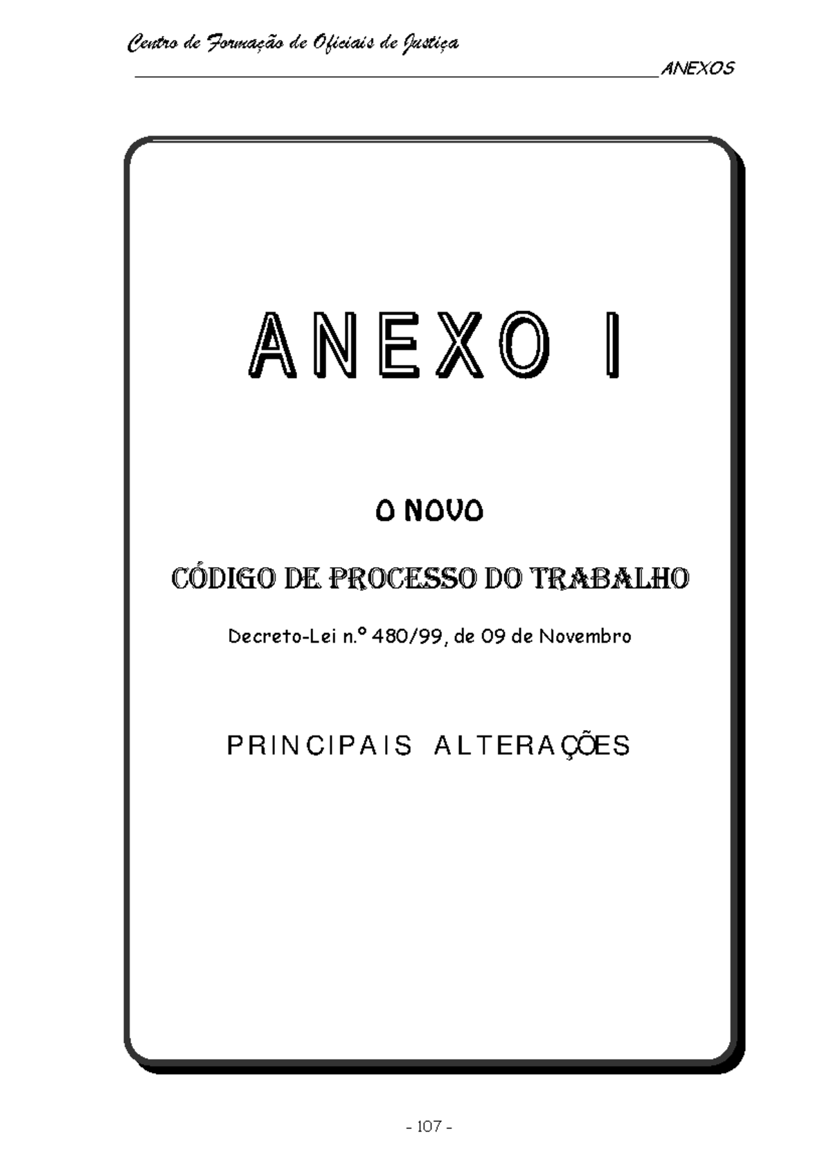 O Codigo de Processo do Trabalho - Principais Alteracoes - - Studocu