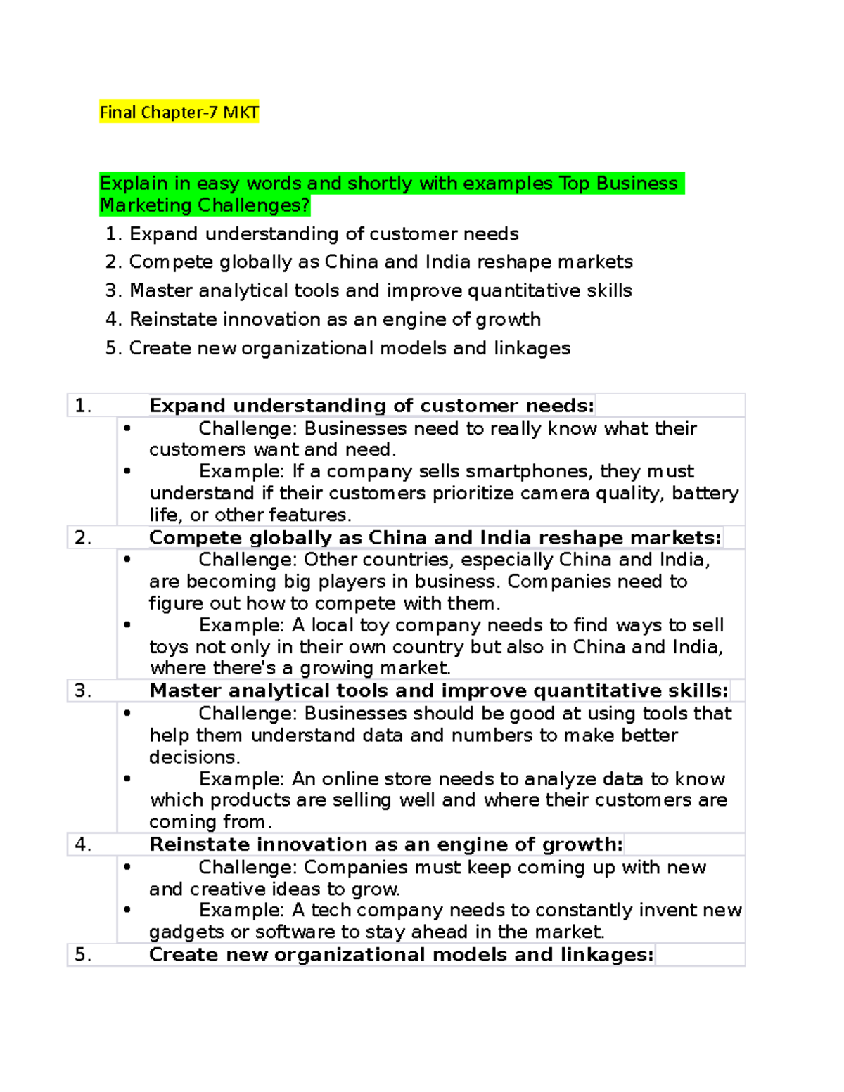 Final Chapter-7 - This is a very useful information for me for doing my ...