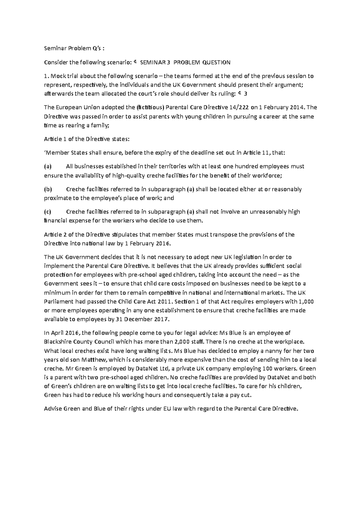 Sem 3 and 7 answers Direct Effect and Indirect Effect - LX2081 - Brunel ...