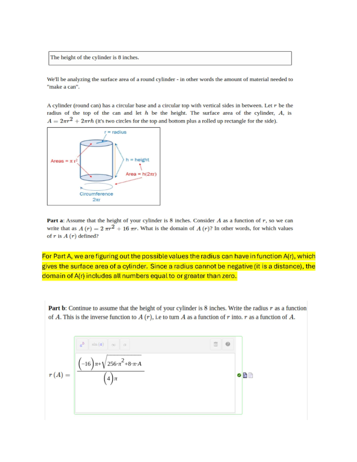 2-1 Discussion Surface Area Completed - MAT-142-J7774 - Studocu