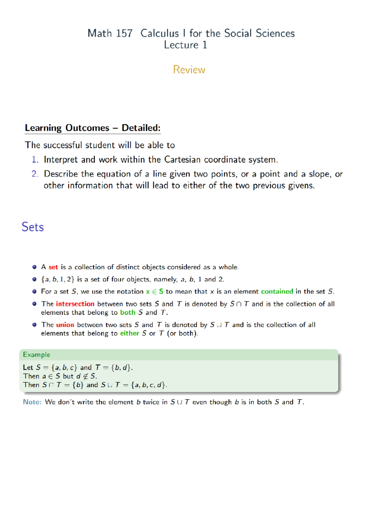 Lec 1 and Lecture 2 Notes - Clst 214 - Studocu