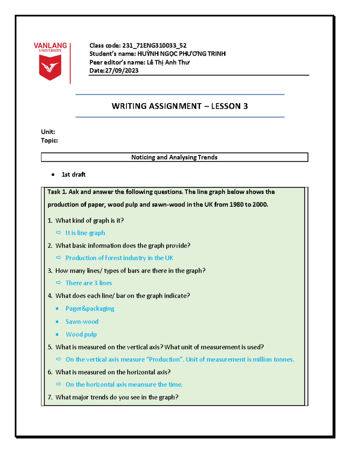 AVTC 3-Unit 2-Task 1- Lession 3-Noticing and Analysing Trend-2273402010 ...
