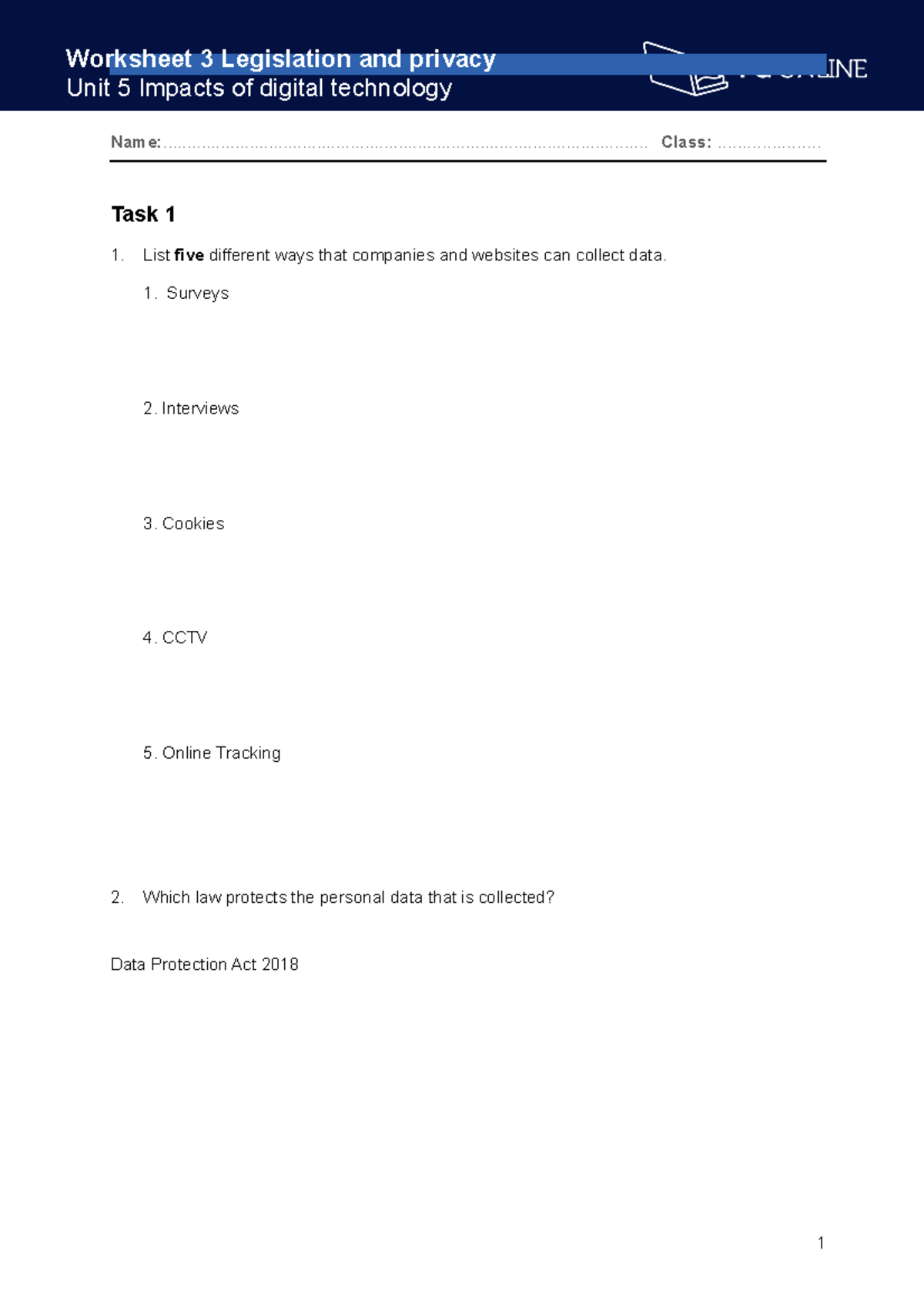 T3 Worksheet 3 - studying - - Studocu