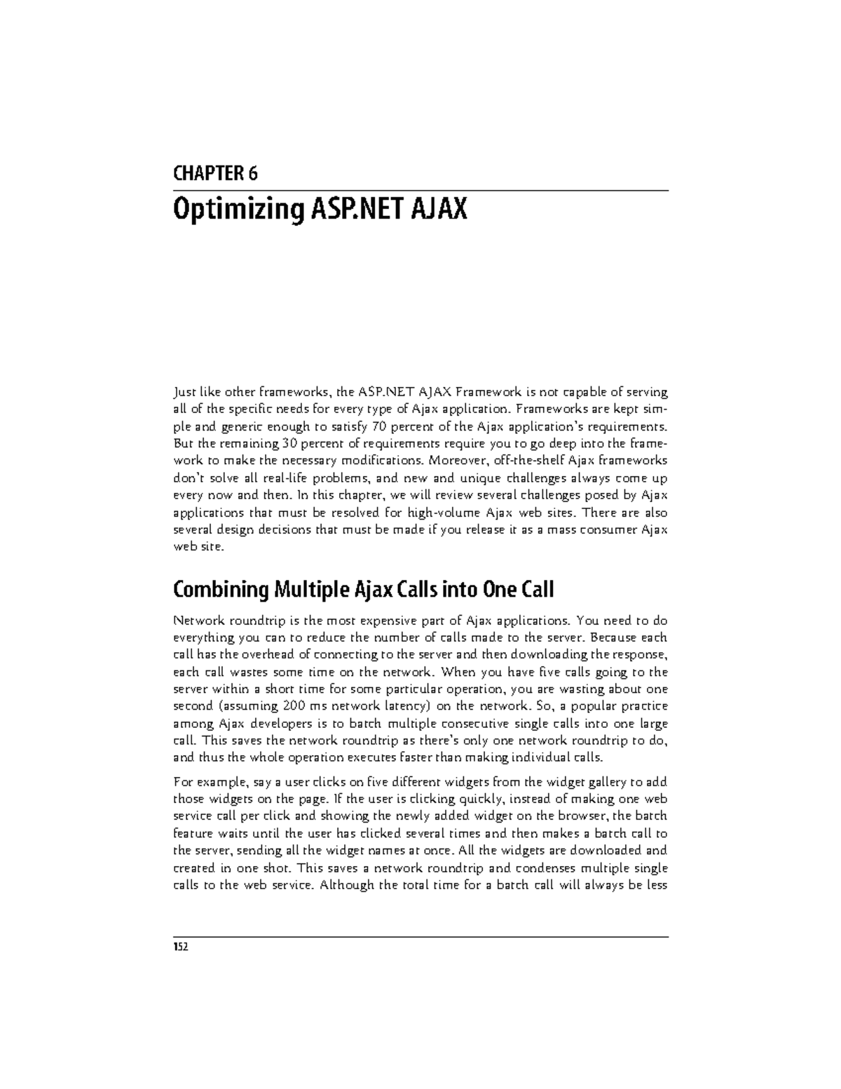 Chapter 06 Optimizing Aspnet Ajax Chapter 6 6 Chapter Optimizing